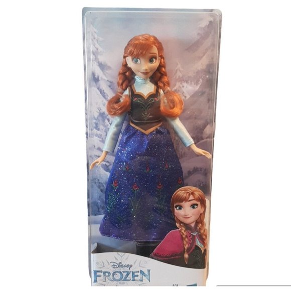 Hasbro | Toys | Hasbro Disney Frozen Classic Anna Doll Red Hair Braids ...